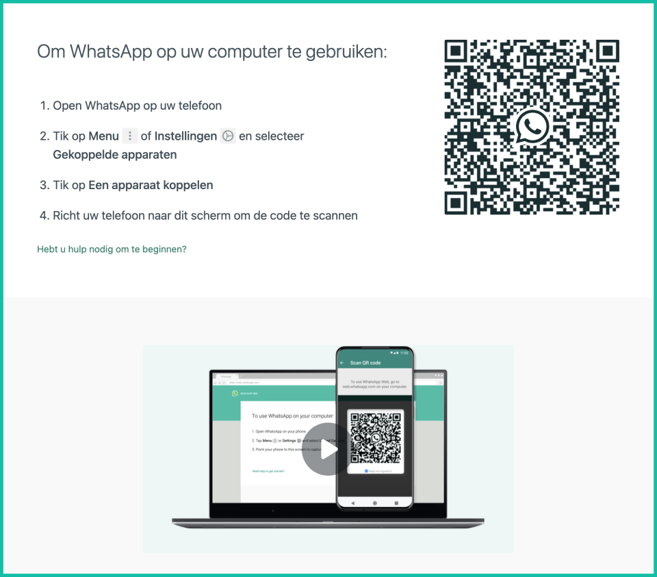 whatsapp op je desktop pc of mac hoe doe je dat? Inloggen bij whatsapp ...